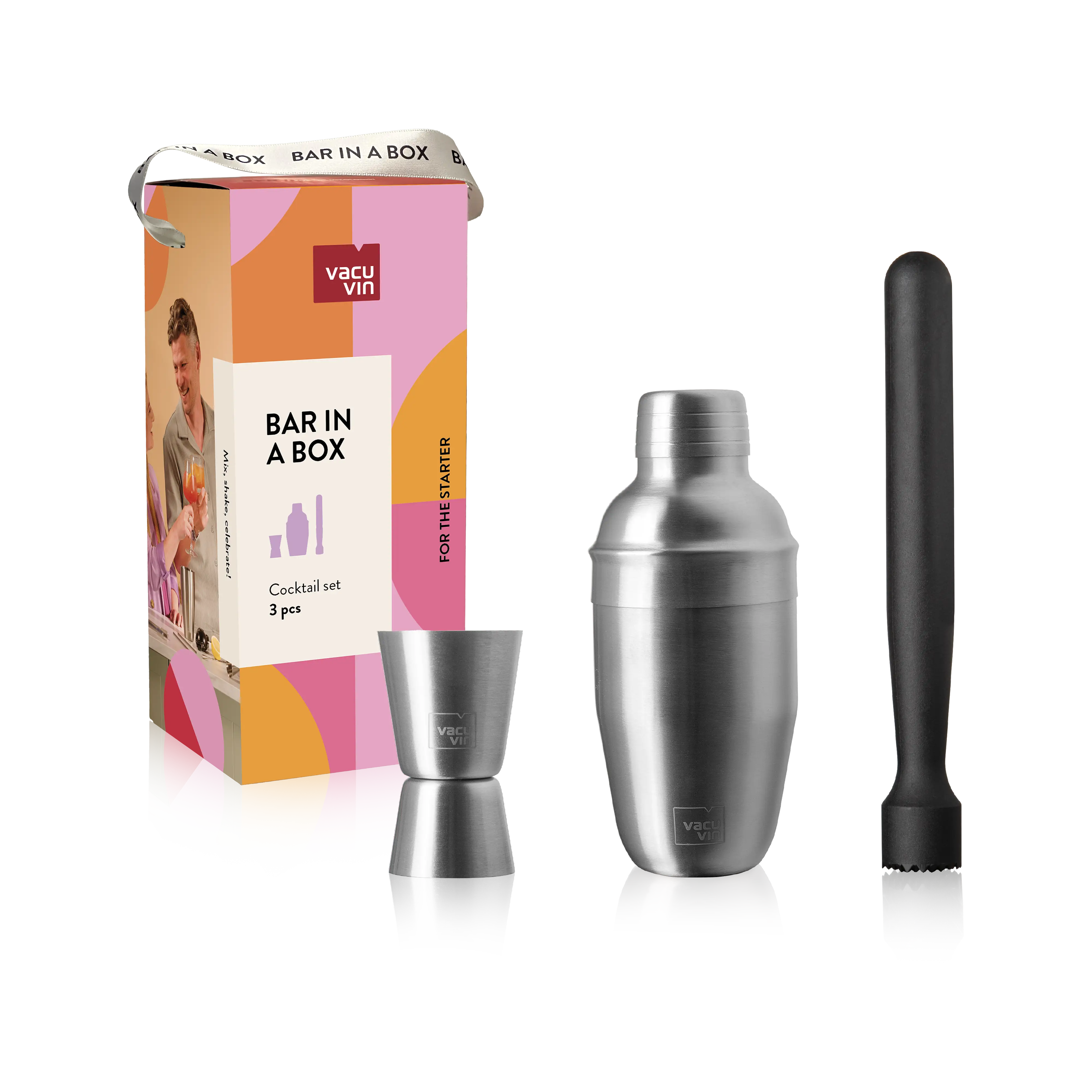 Cocktail Set Bar in a Box Starter (3 pieces) | Vacu Vin USA Inc.